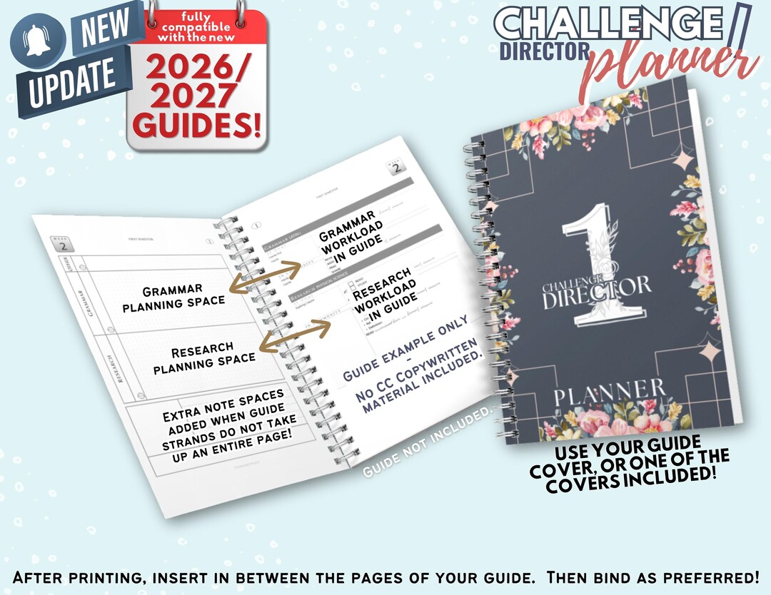 26/27 Challenge 1 Director Planner for Classical Conversations (digital ...