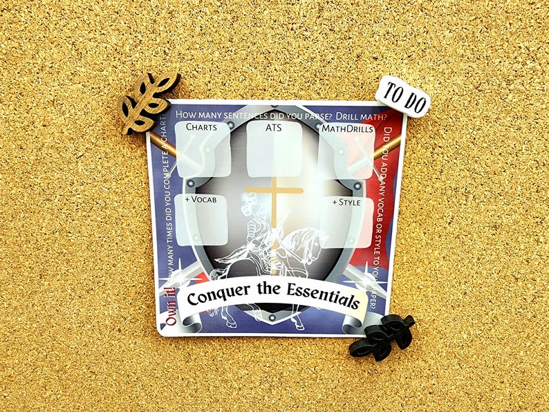 CC Essentials 4x4 Weekly Checklist Sticker for Classical - Etsy