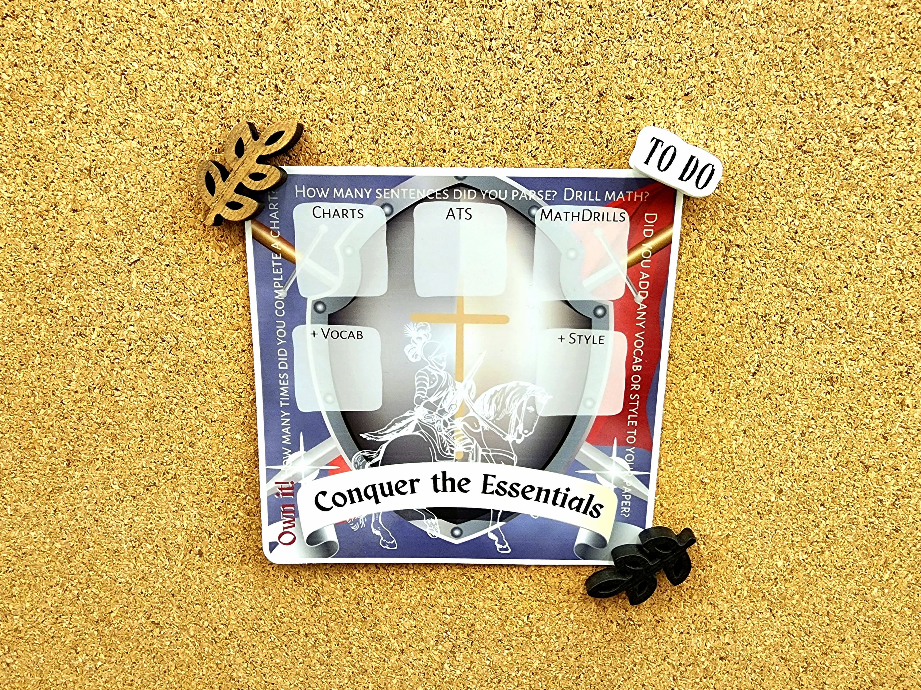 Classical Conversations Essentials Cycle 2 Chart Tracker Dry Erase ...