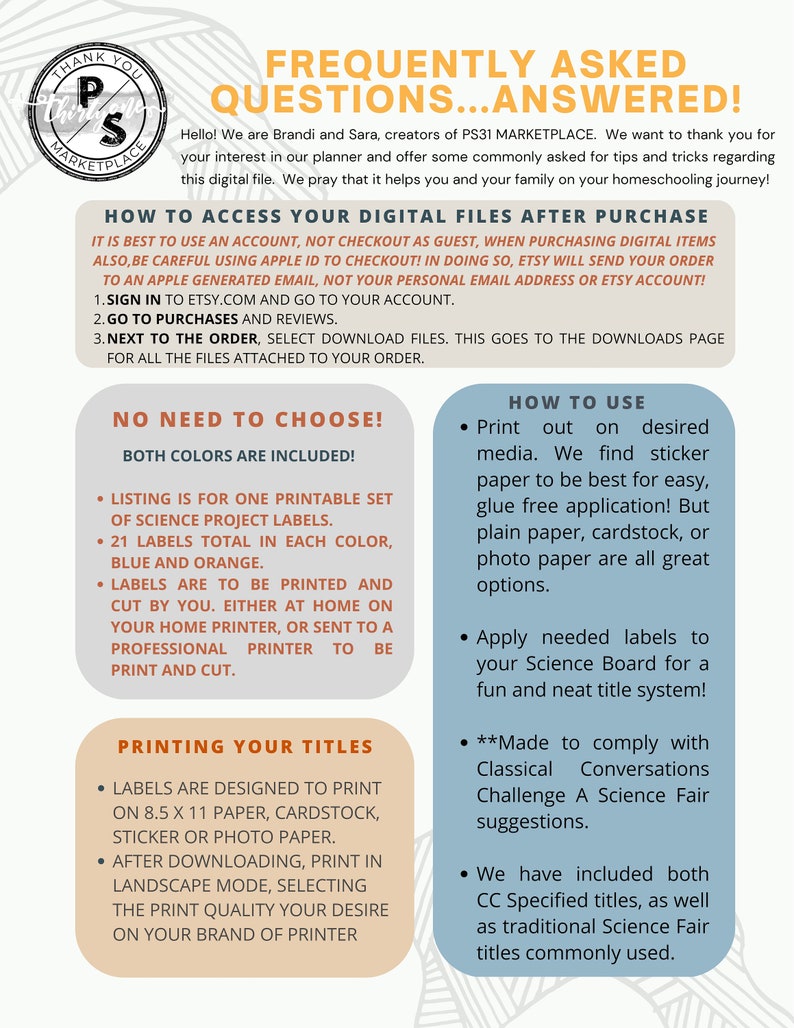 Ch A: Science Fair Project Board Titles Classical Conversations ...