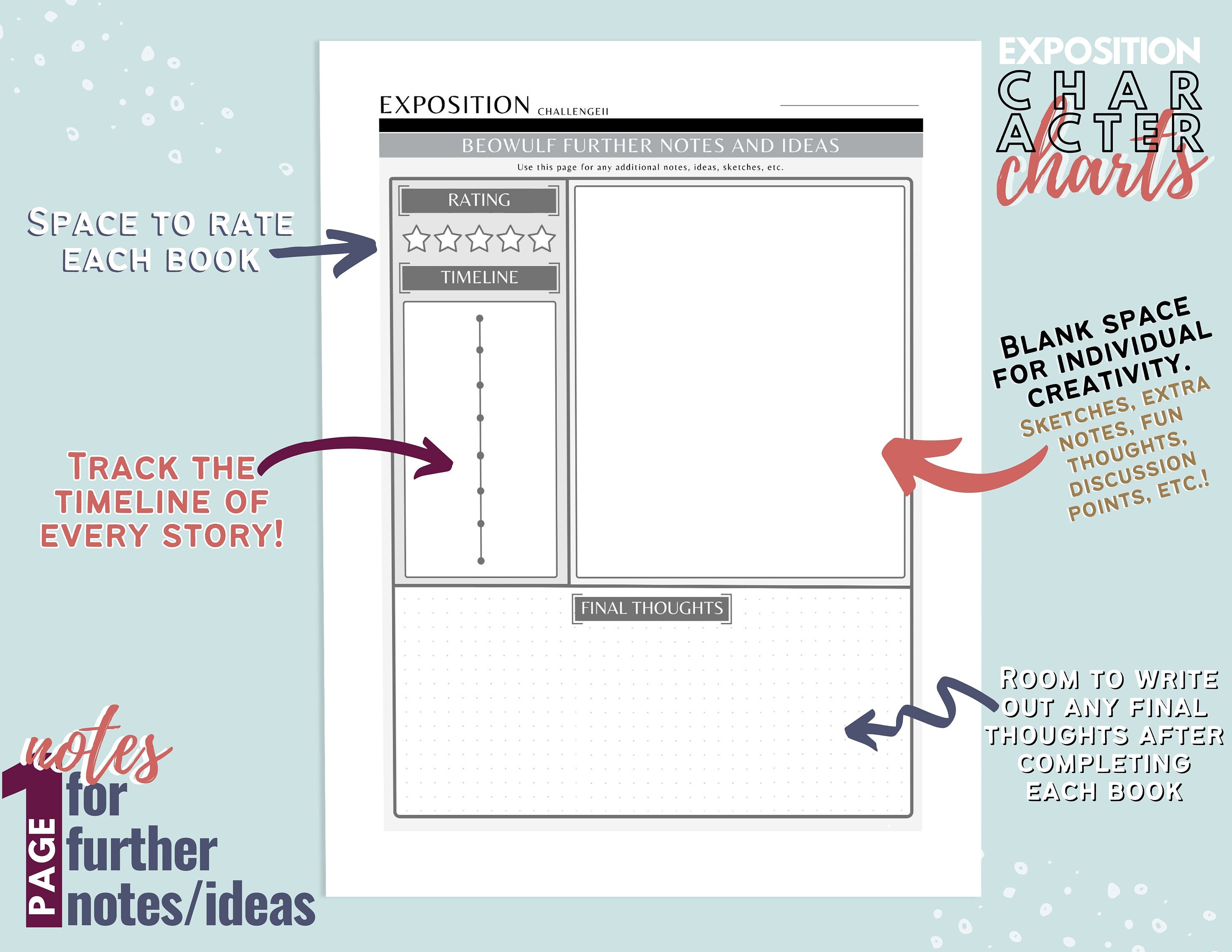 CC Challenge 2 Character Charts for Exposition in Classical ...