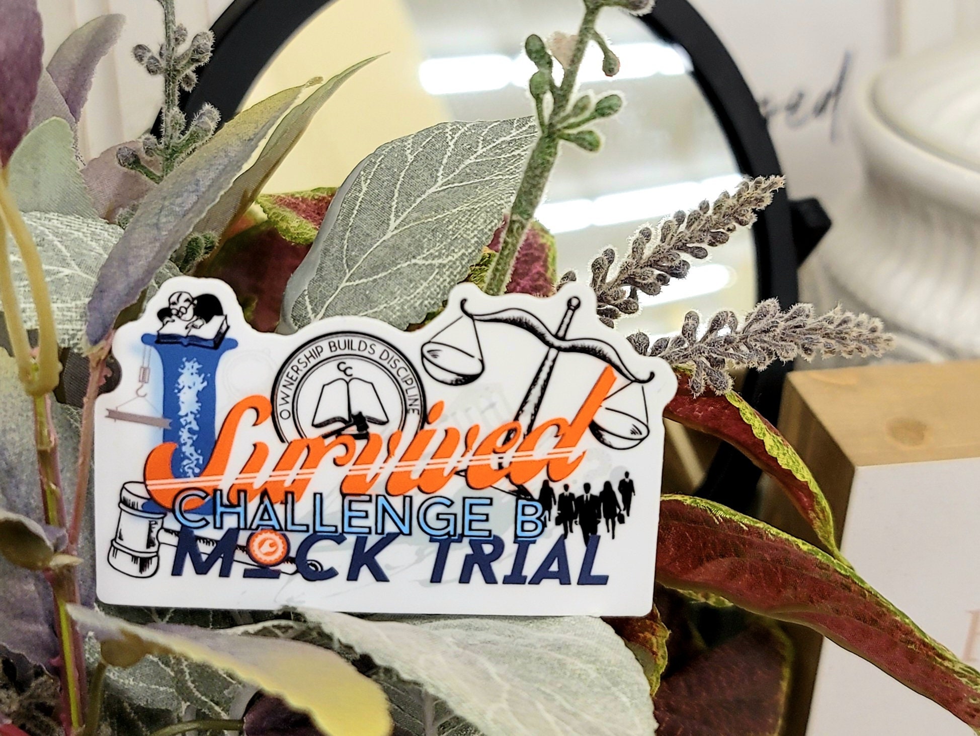 Mock Trial Challenge B CC i Survived Mock Trial 3 in Sticker Classical Conversations CHB ...