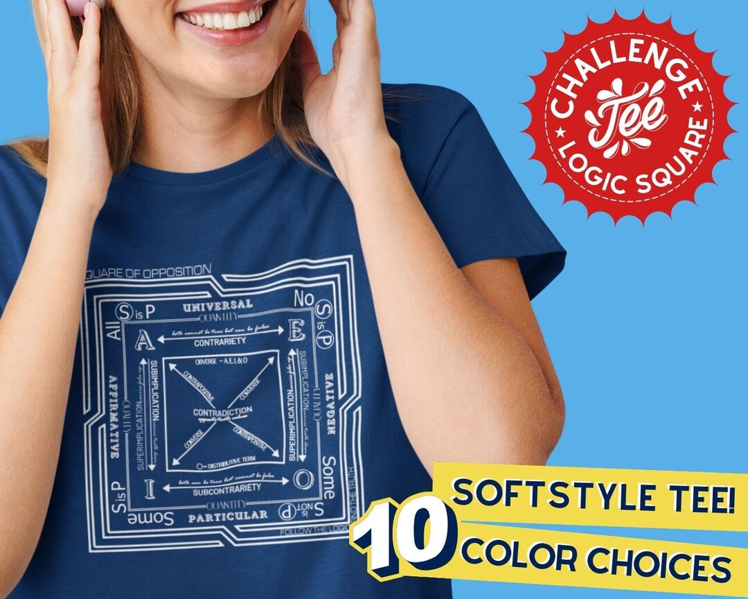 CC Challenge B Square of Opposition Unisex Softstyle T-shirt for ...