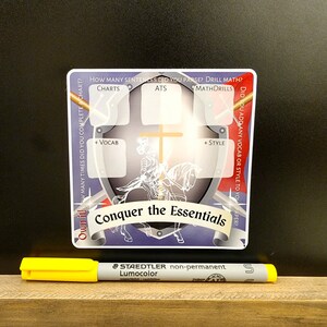 Classical Conversations Essentials Cycle 2 Chart Tracker Dry Erase ...