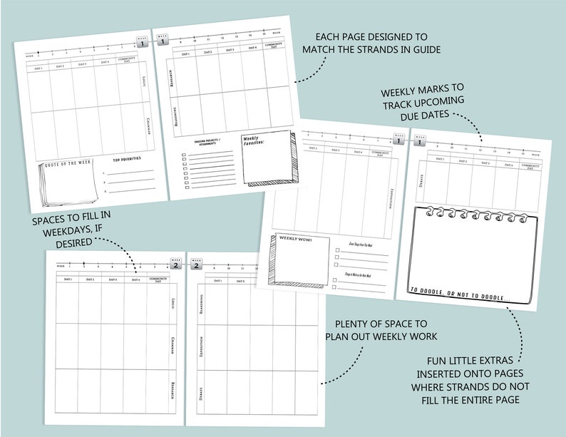 Classical Conversations Challenge B Planner for CC Ch B | Etsy