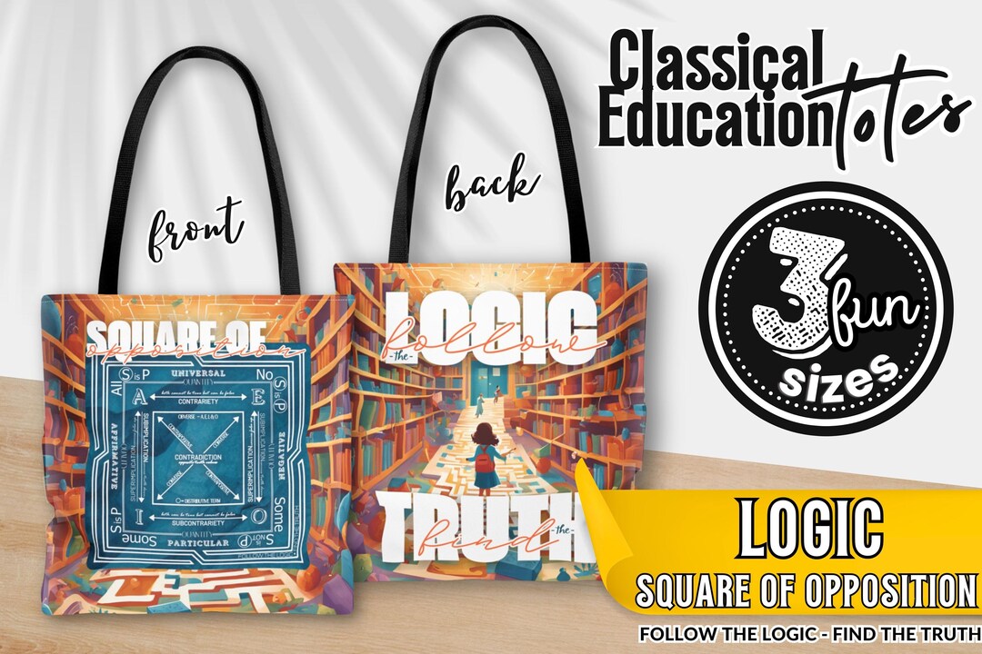 Logic Tote Bag - Classical Conversations, Square of Opposition ...