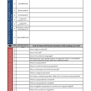 Intermediate Logic Definition Worksheets Studysystem CC Challenge B ...