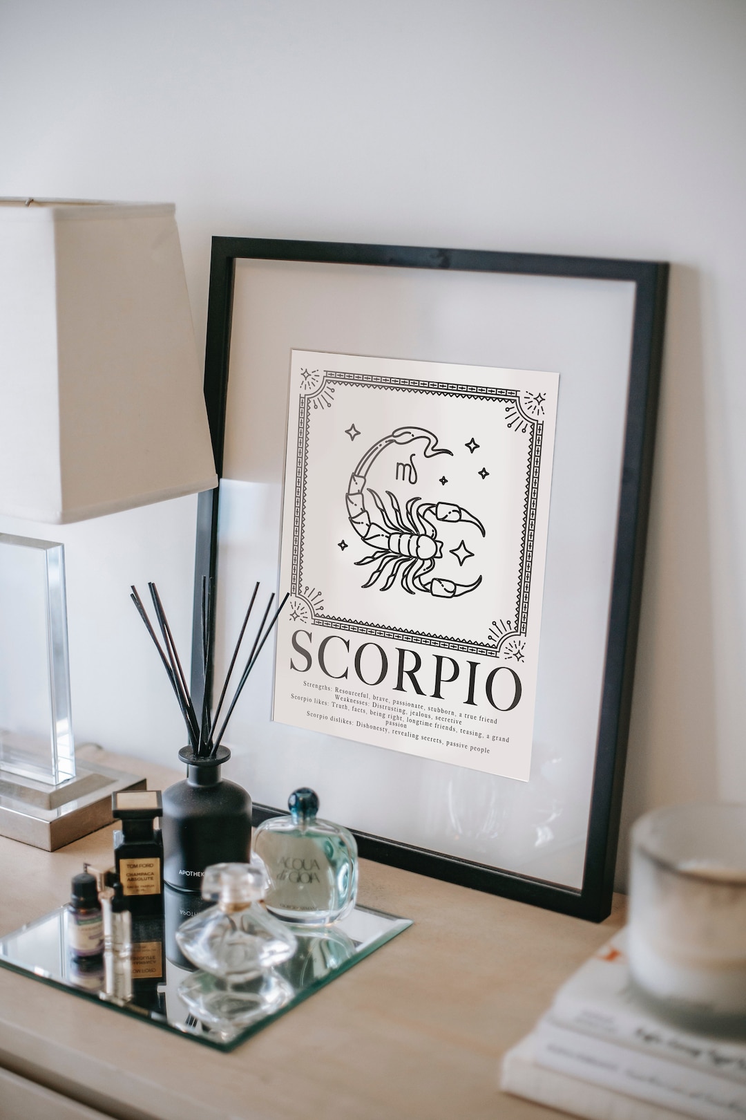Zodiac / Horoscope / Astrology/ Star Sign Wall Art / Print / Aries ...