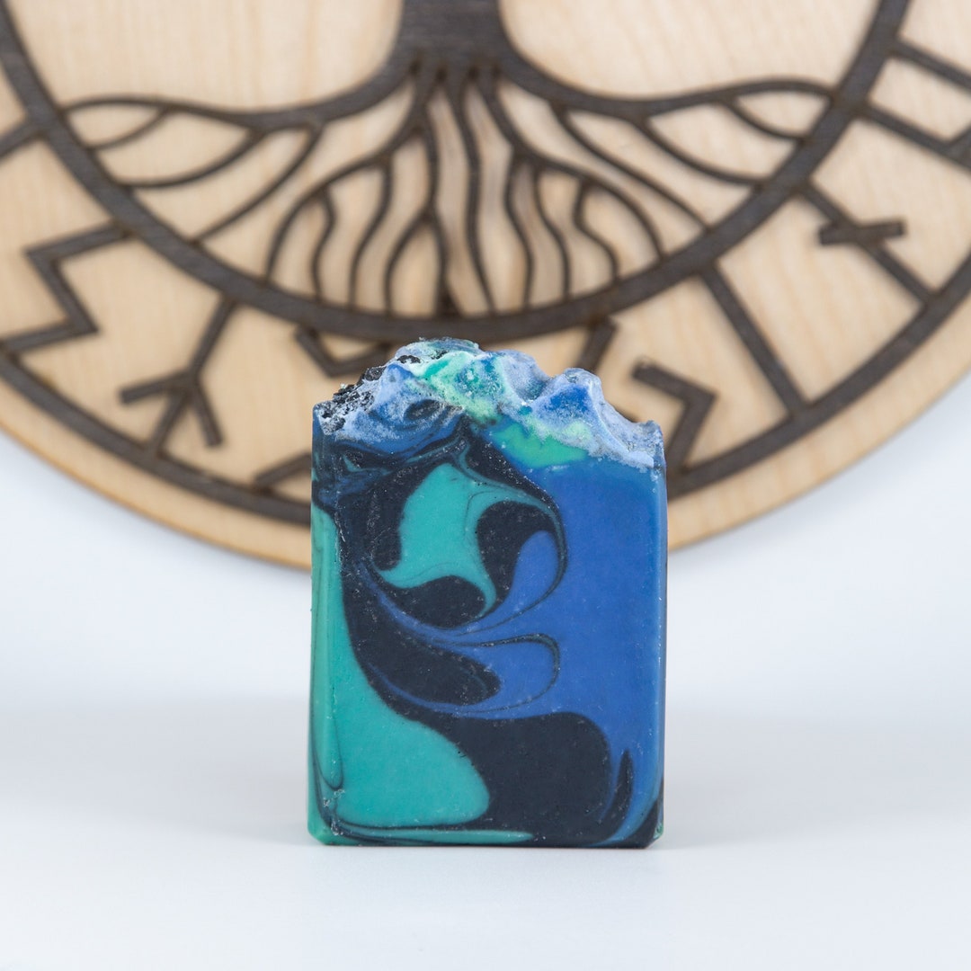 The Kraken Bergamot Suede & Sea Signature Soap - Etsy