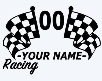 Custom Racing Decal | Etsy