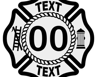 Custom Maltese Cross Decal - Etsy