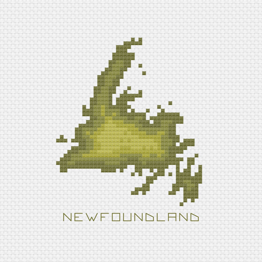 Newfoundland Cross Stitch Pattern - Etsy