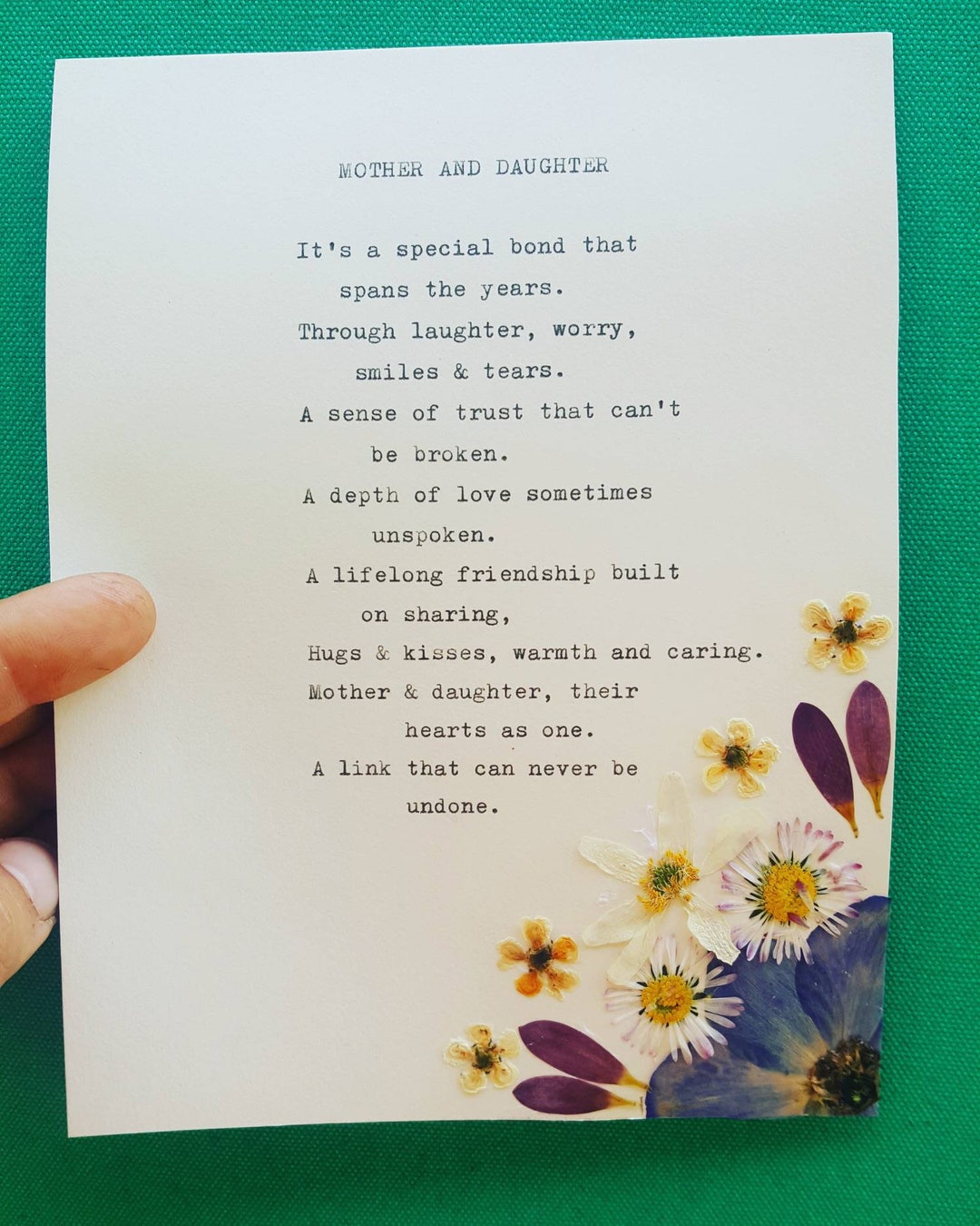 Personalised Typed Letter - Etsy