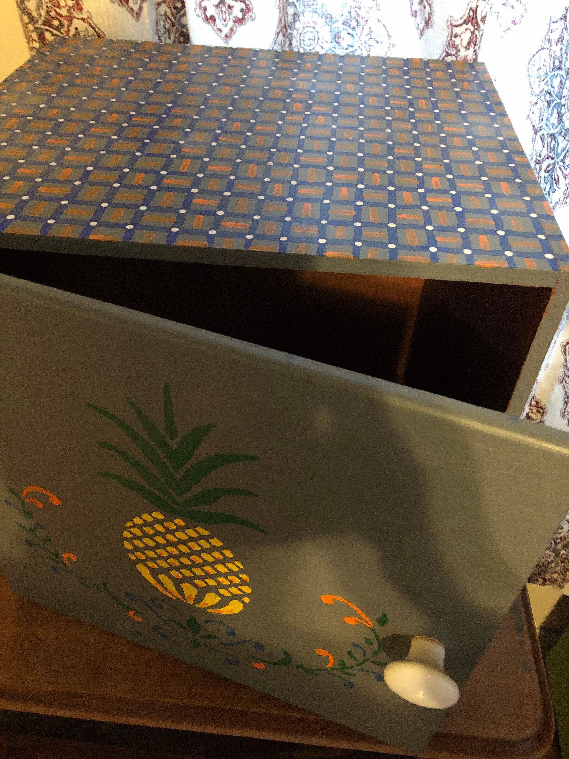 Hand Painted Storage Box - Etsy