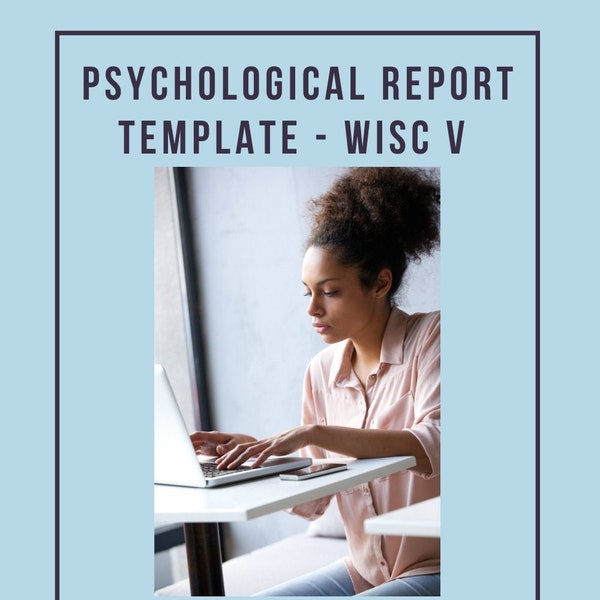School Psychologist Report Template - Etsy