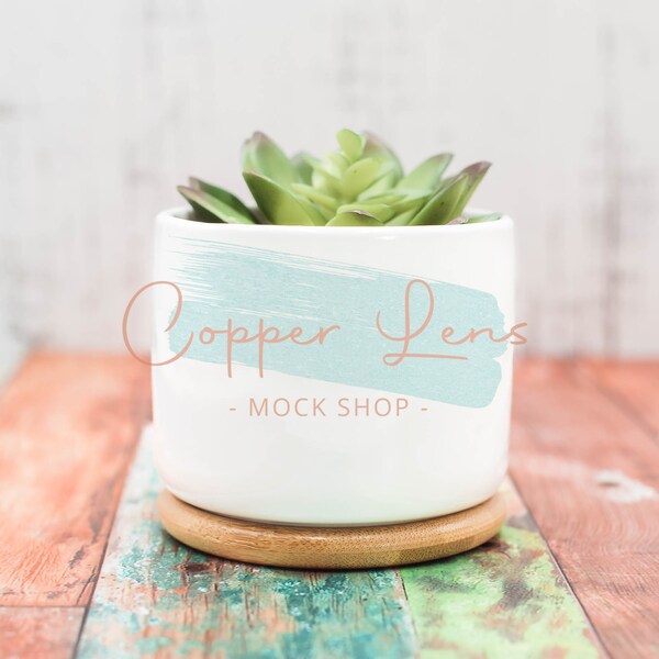 White Ceramic Pot - Etsy