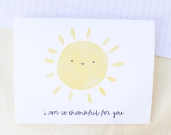 Sunny Thank You - Etsy