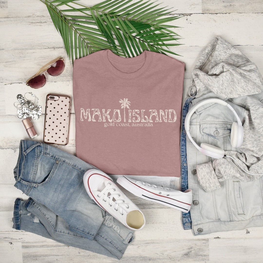 Mako Island H2O Just Add Water T Shirt, Retro Gold Coast Australia Tee ...