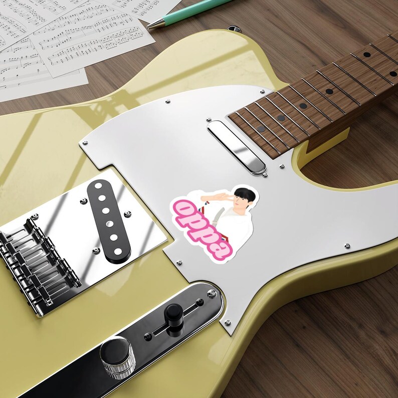 Kpop Korean Oppa Sticker | K-drama Fan Gift Vinyl Sticker 4 X 4 Inches ...