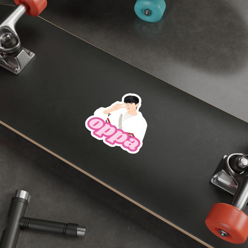 Kpop Korean Oppa Sticker | K-drama Fan Gift Vinyl Sticker 4 X 4 Inches ...