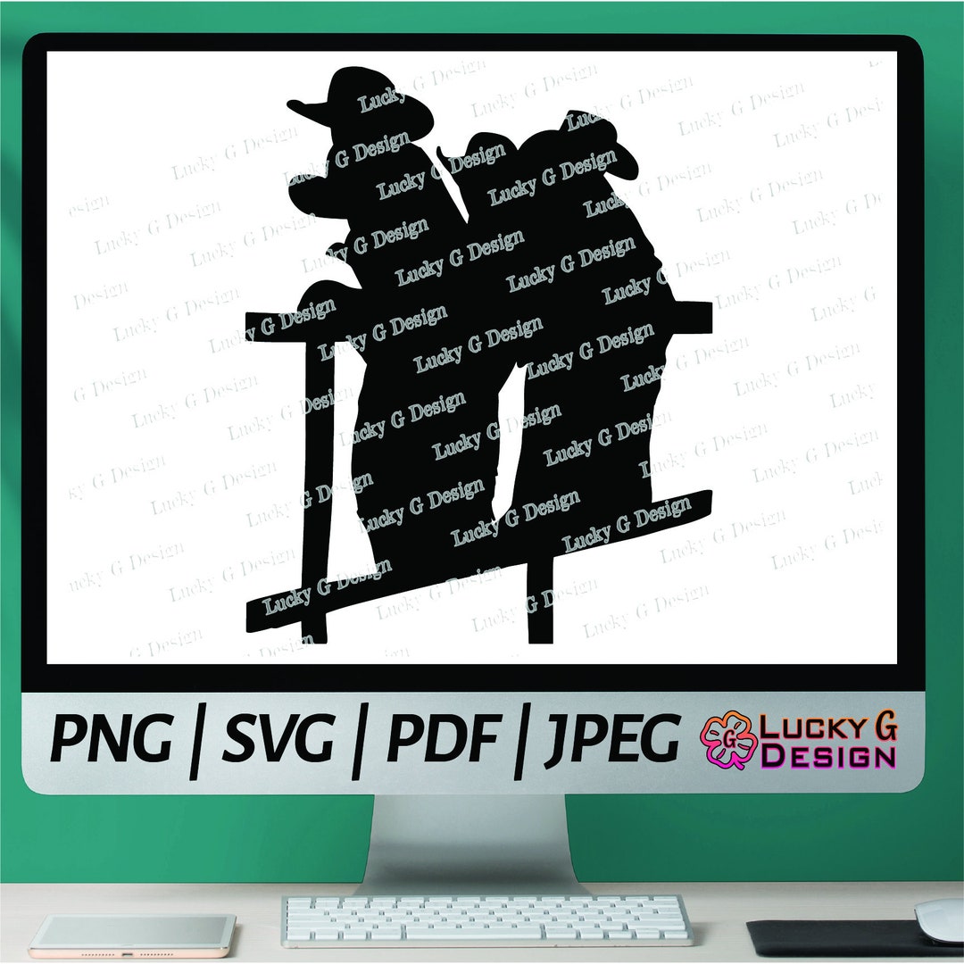 Rodeo Kids SVG, Kids on the Fence, Kids Watching, Western Horse, Cowboy ...