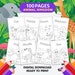 100 Animal Coloring Pages for Kids, Toddlers, Preschoolers Toddlers ...