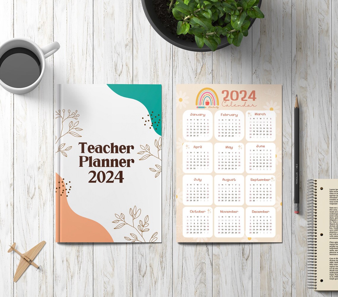 Teacher Planner 2024 Undated Digital Planner iPad Planner - Etsy