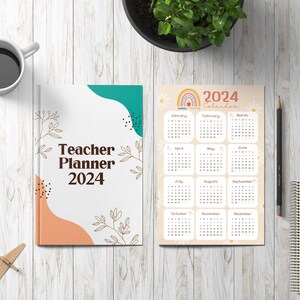 Teacher Planner 2024, Undated Digital Planner, iPad Planner, Goodnotes ...