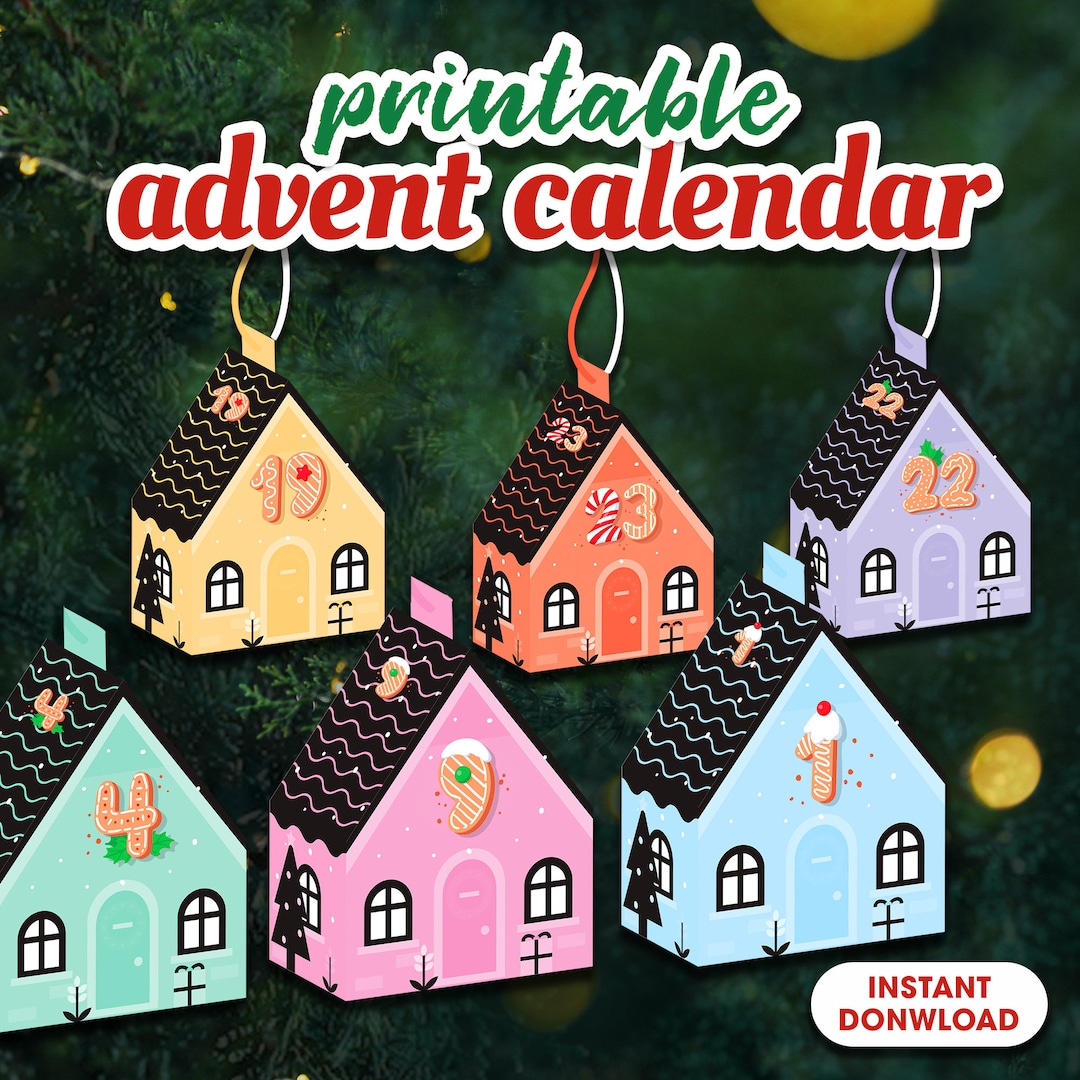 Advent Calendar, Family Christmas Fun, Christmas Countdown, DIY Advent ...