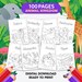 100 Animal Coloring Pages for Kids, Toddlers, Preschoolers Toddlers ...