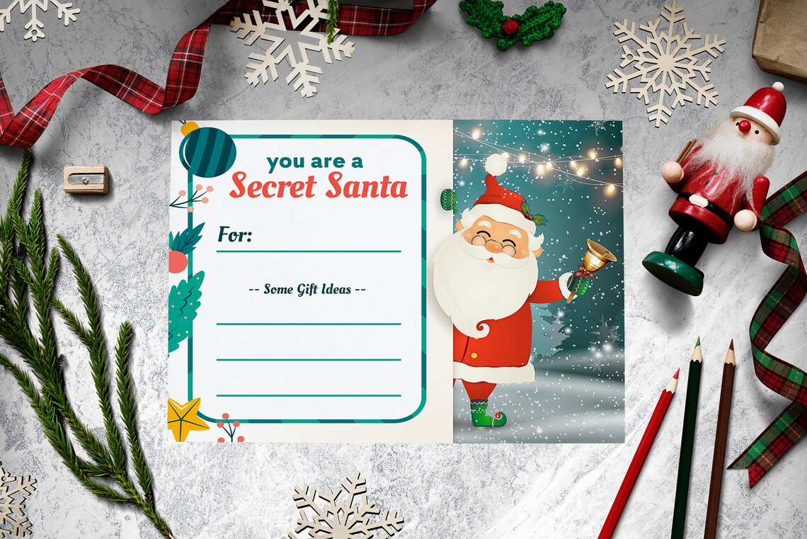 Office Gift Exchange Survey Form, Secret Santa Questionnaire for ...