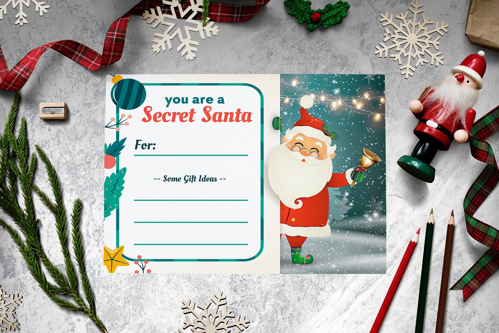 Secret Santa, Gift Exchange, Christmas Questionnaire, Coworker Gifts ...