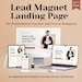 Lead Magnet Landing Page for Coaches and Course Designers, Sales Funnel ...