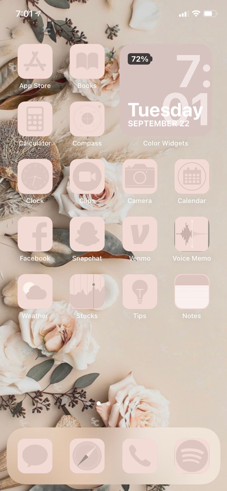 56 iPhone Home Screen Icons App Icon Covers for iPhone IOS 14 App Soft ...
