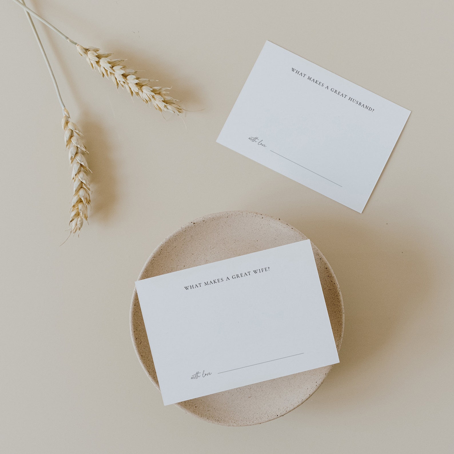 DIGITAL Guest Book Cards / Simple Modern Minimalist Classic - Etsy