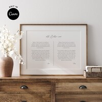 Wedding Vows Wall Poster Print, 3 Set of Posters, His and Hers Wedding ...