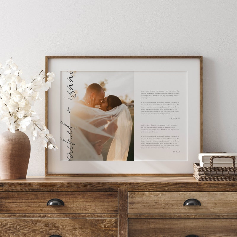 Vows Framed - Etsy