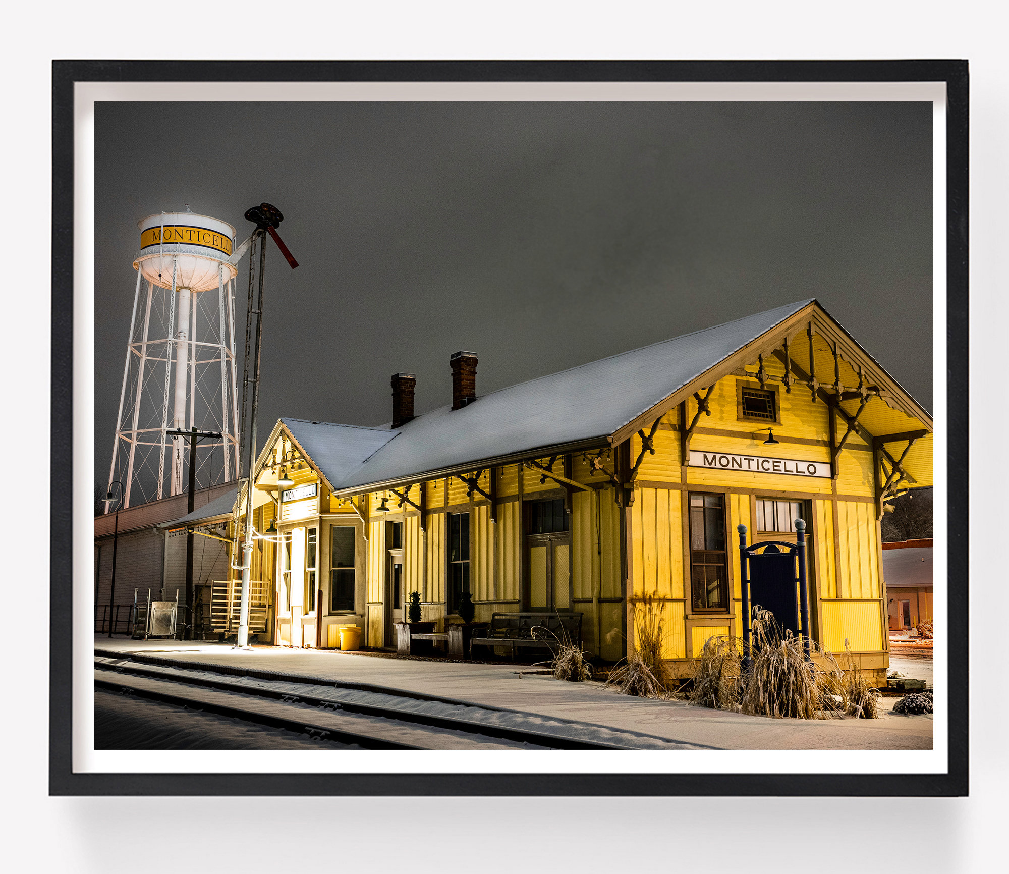 Vintage Train Station Decor