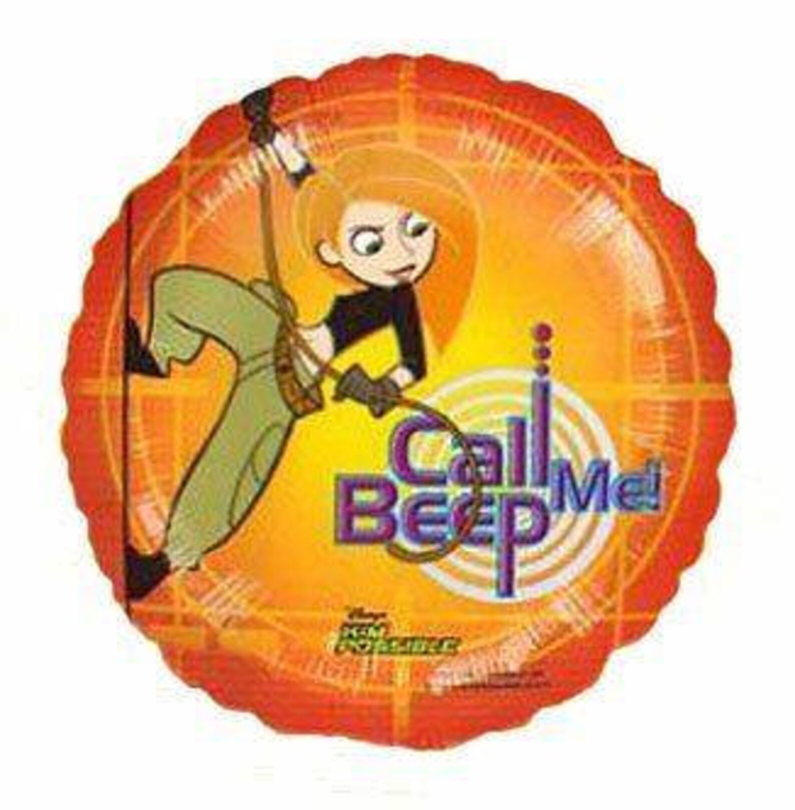 Kim Possible Balloons Call Me Bleep Balloon Kim Balloon Kim | Etsy