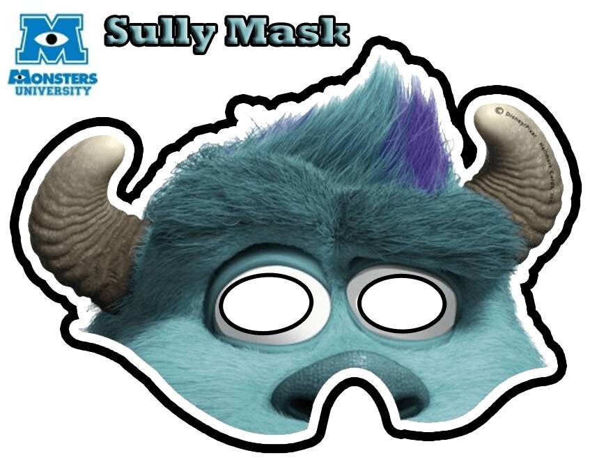 Monsters Inc Party Decoration Sully Masks Monster University | Etsy