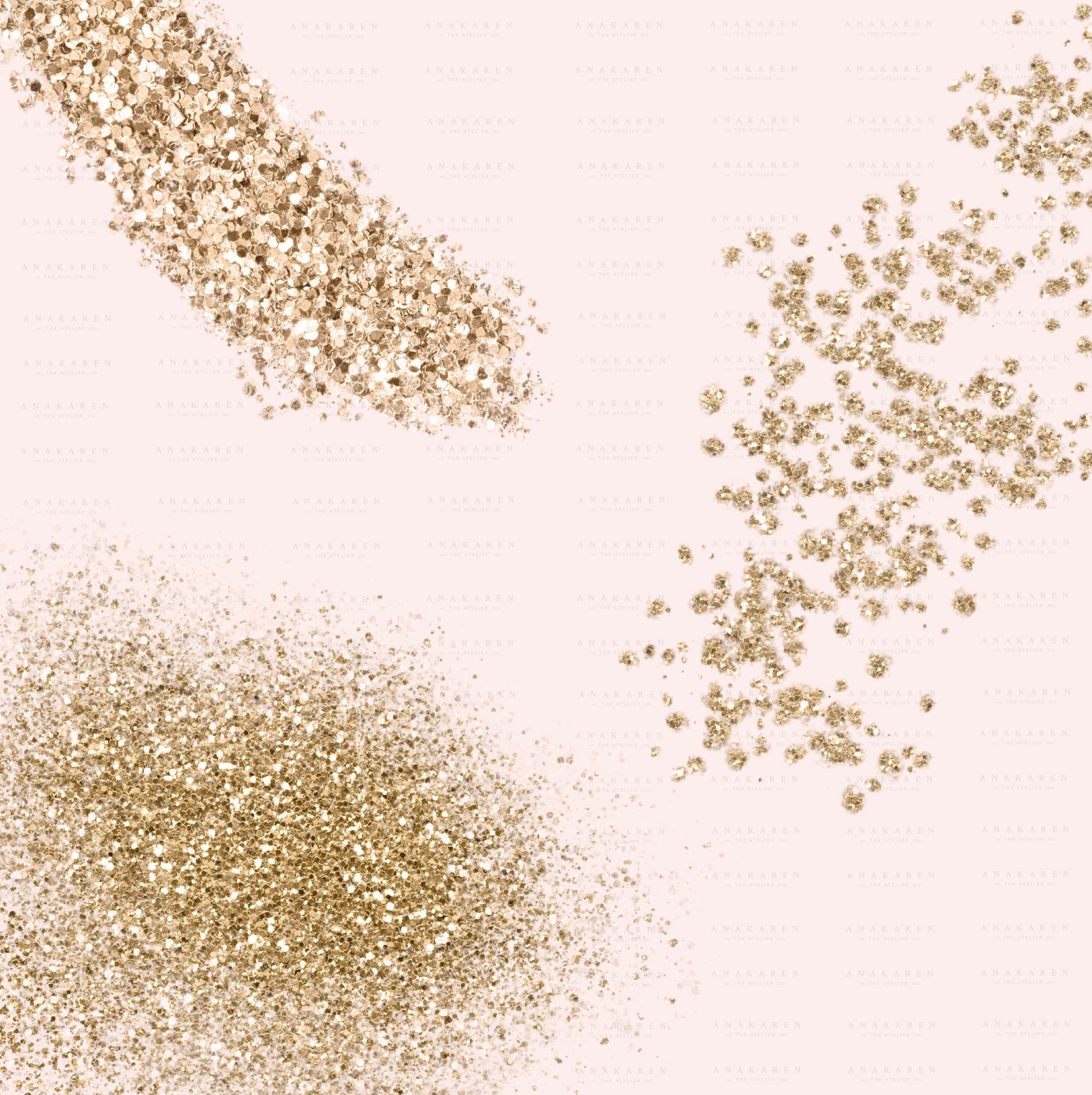 Gold Glitter Clip Art - Etsy