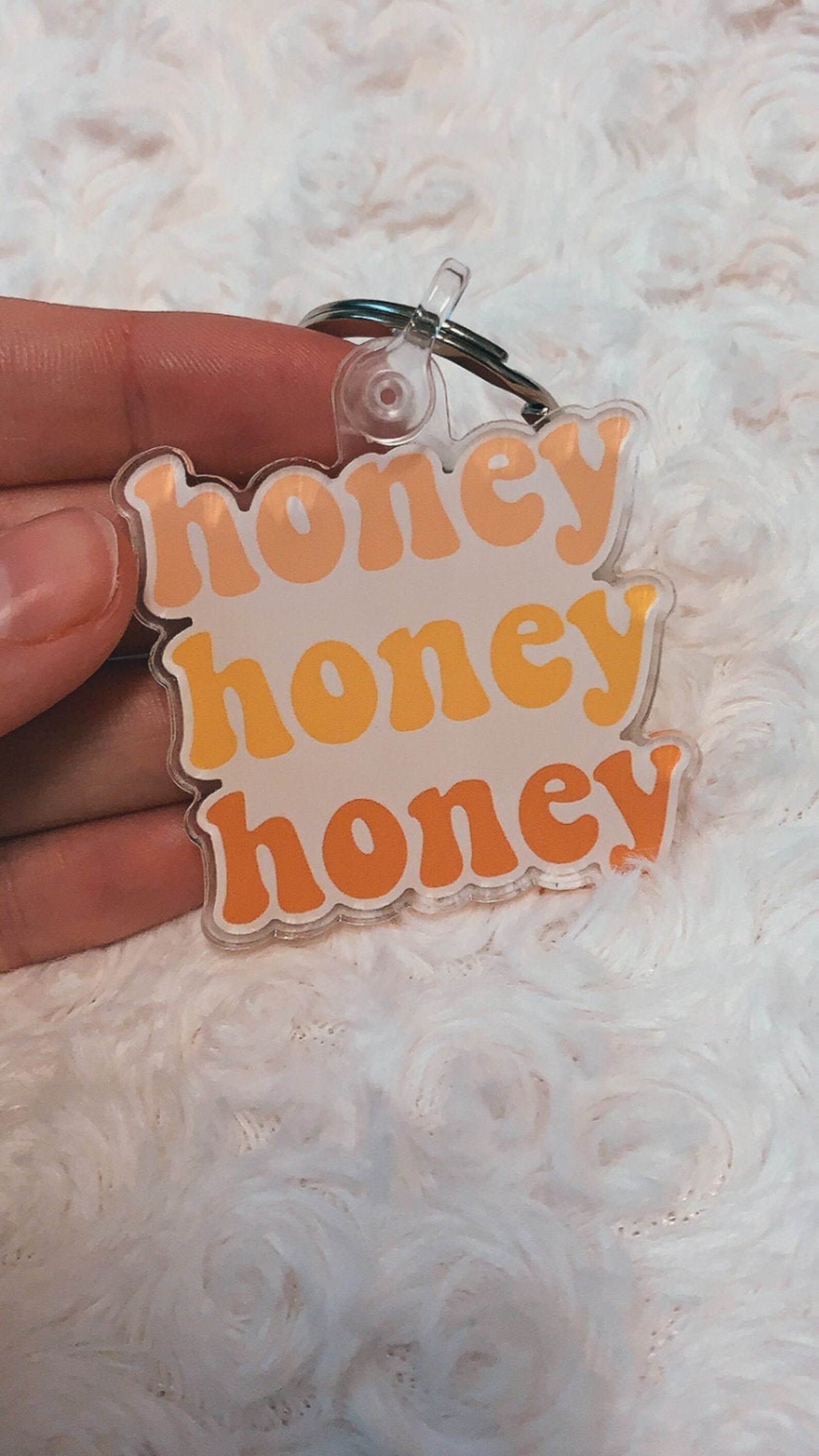 Honey Honey Honey Acrylic Keychain Decorative Acrylic - Etsy