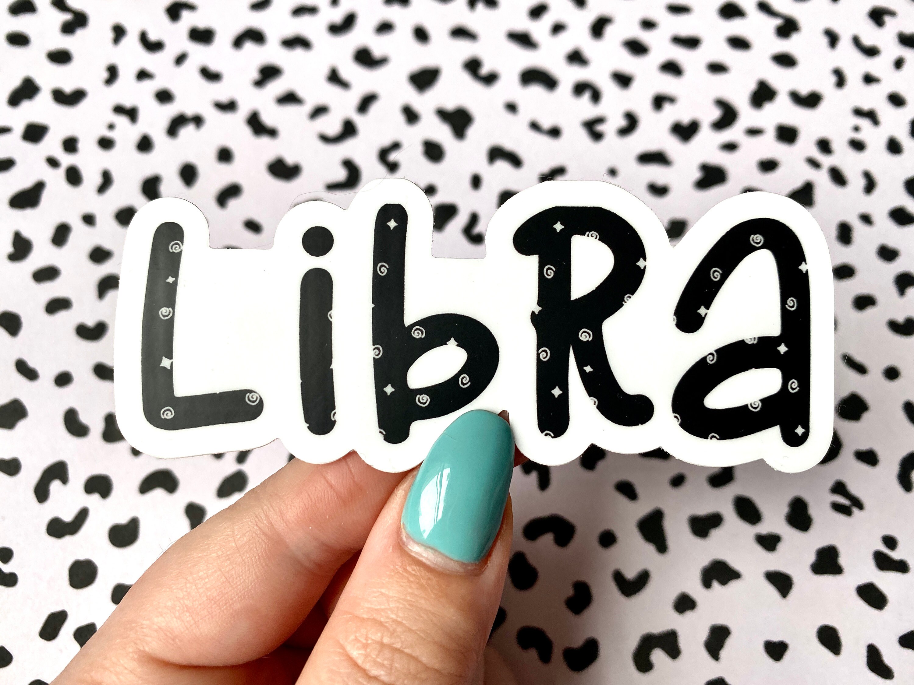 Libra Zodiac Sign Vinyl Sticker Laptop Water Bottle Bumper | Etsy