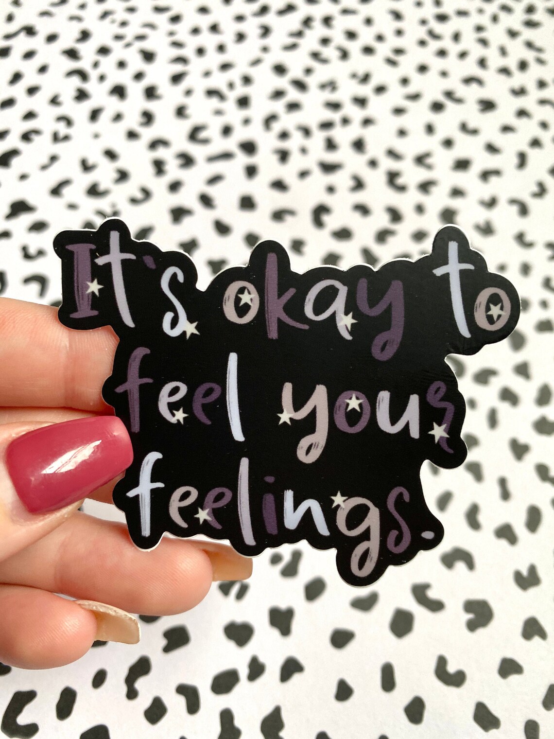 Its Okay to Feel Your Feelings Vinyl Sticker Laptop Water - Etsy
