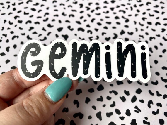 Stickers, Labels & Tags Paper & Party Supplies Stickers Gemini Sticker ...