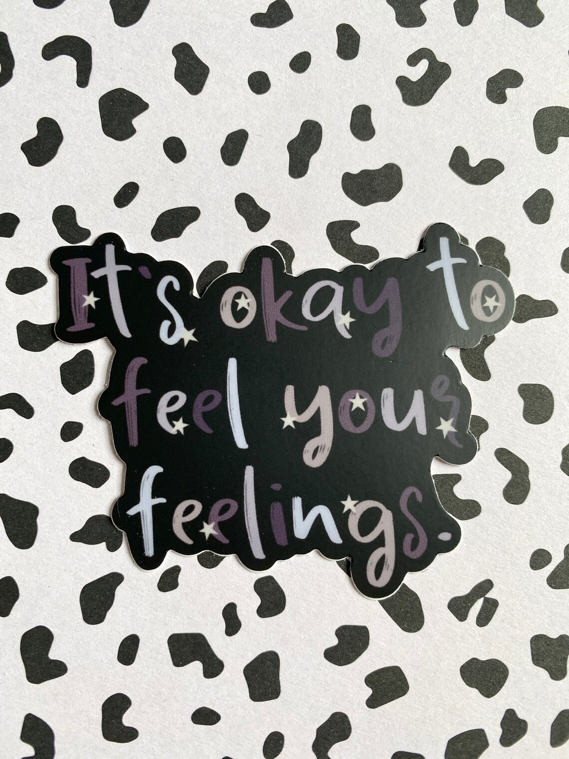 Its Okay to Feel Your Feelings Vinyl Sticker Laptop Water | Etsy