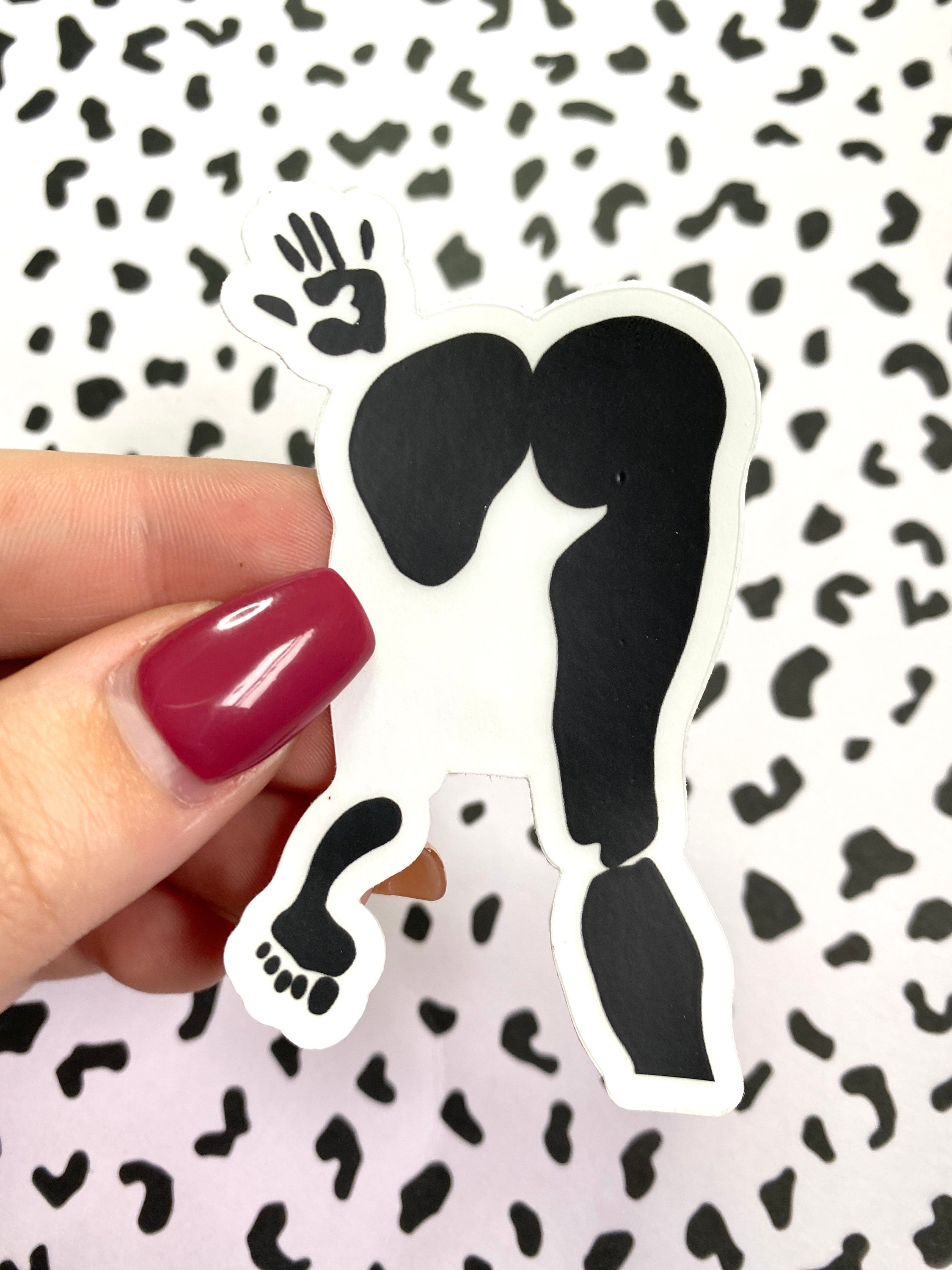 Body Painting CLEAR Vinyl Sticker Laptop Water Bottle | Etsy