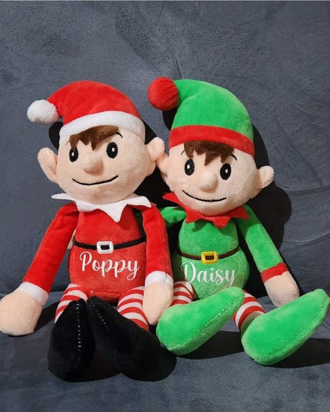 Personalised Plush Elf, Christmas Eve Box, Elf Teddy, Soft Toy ...