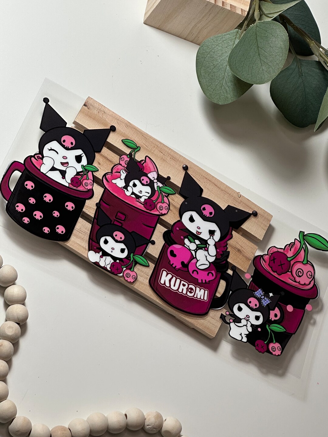 Kitty Friends Cup Wrap vinyl Cup Wrap for 16oz. Glass Can Libbey Wrap ...