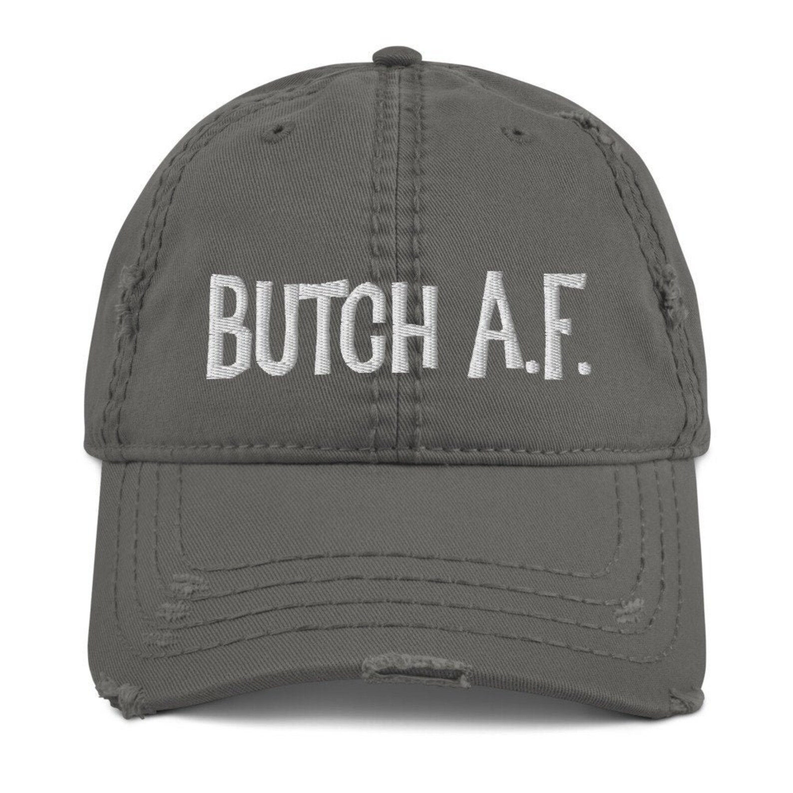 Distressed Butch A.F. Hat Butch as Fck, Dad Hat, Cap, Baseball Hat ...